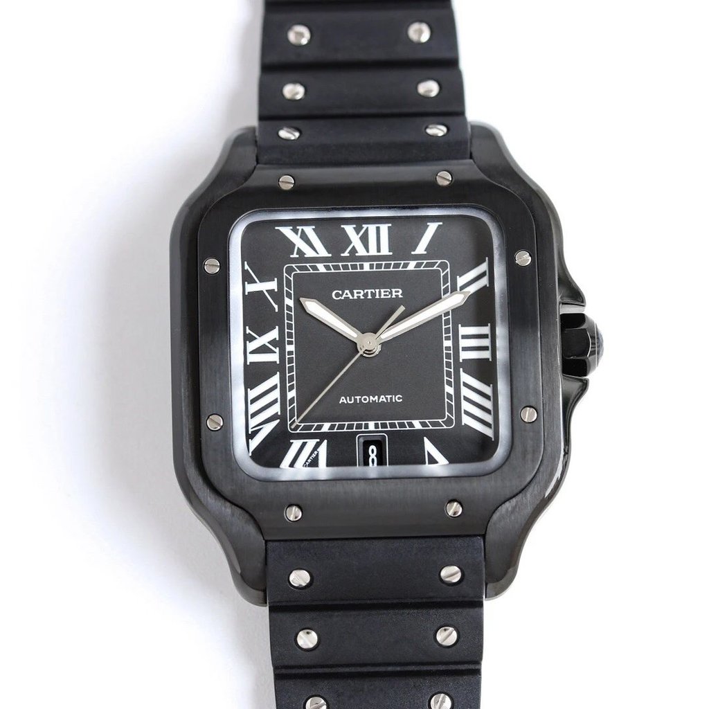 Cartier SANTOS Series Watch Technology Features: 1 ️ Mirror: Sapphire ...