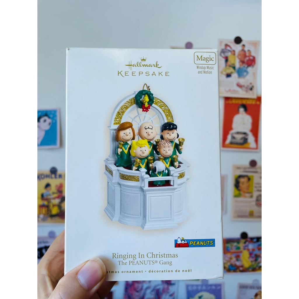 American New York hallmark Herman Snoopy Choir Clockwork Music Box ...