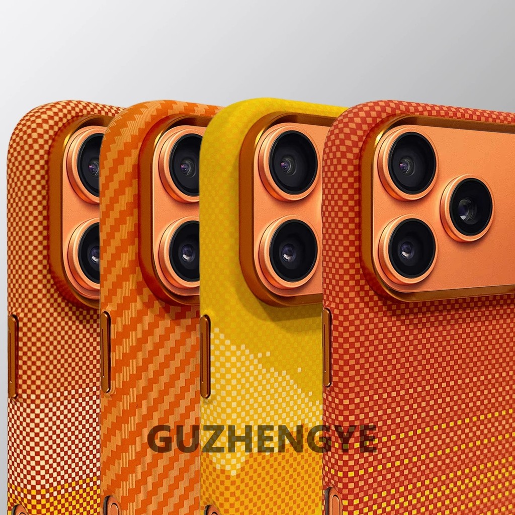 High quality orange series PC hard case for iphone 17 pro max case ...