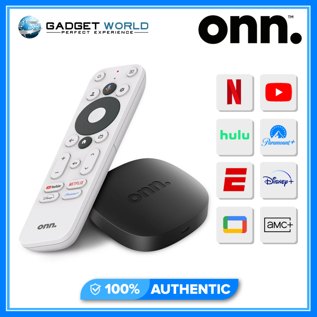 ONN Android 4k Streaming Box with Google TV - Black | Shopee Philippines