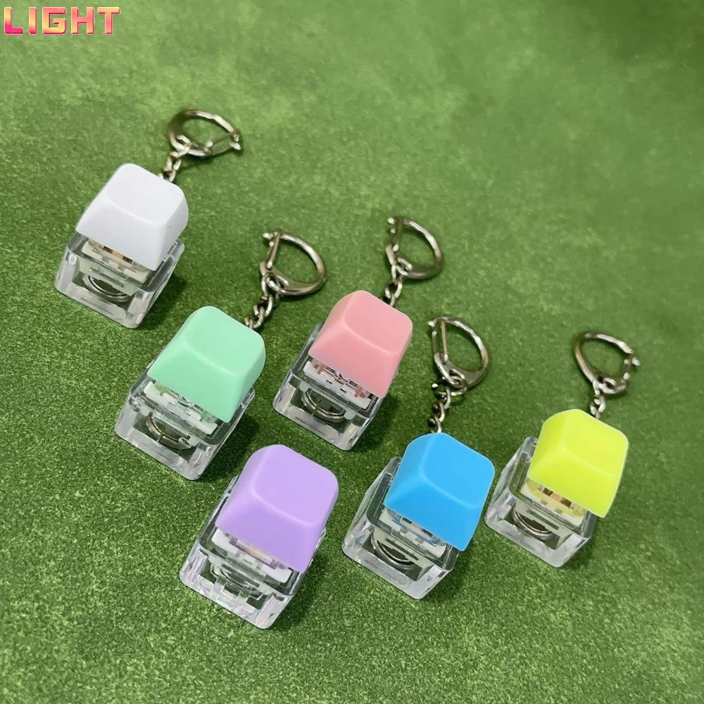 LIGHT Finger Keyboard Caps, DIY Keyboard Keycap Fidget Keychain, Pass ...