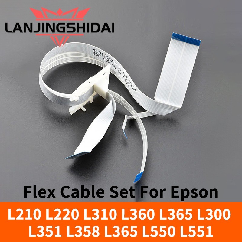 Flex Cable Set for Epson L210 L220 L310 L360 L365 L300 L351 L358 L365 ...
