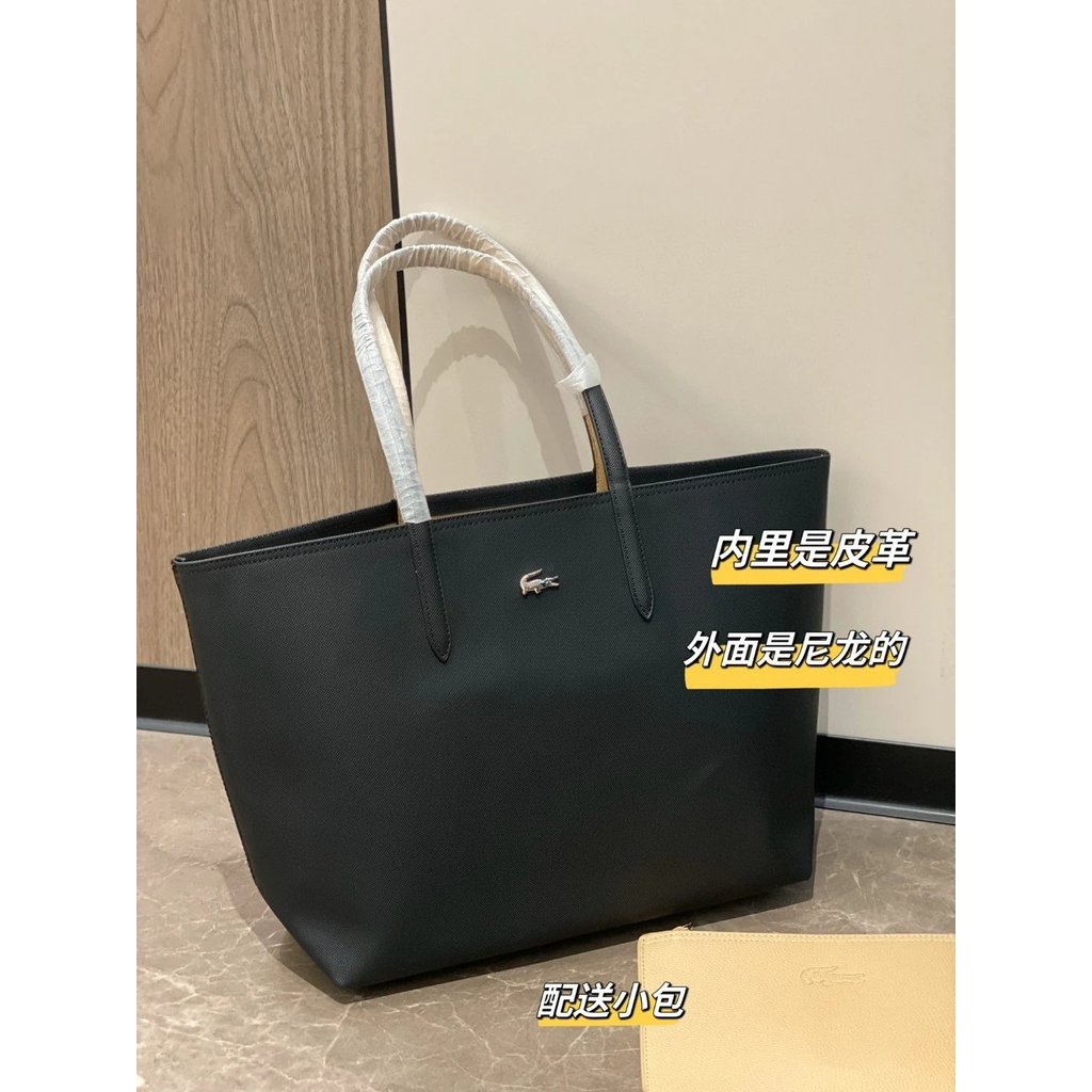 LACOSTE French Crocodile Lady24Autumn New Elegant Double-Sided Large ...