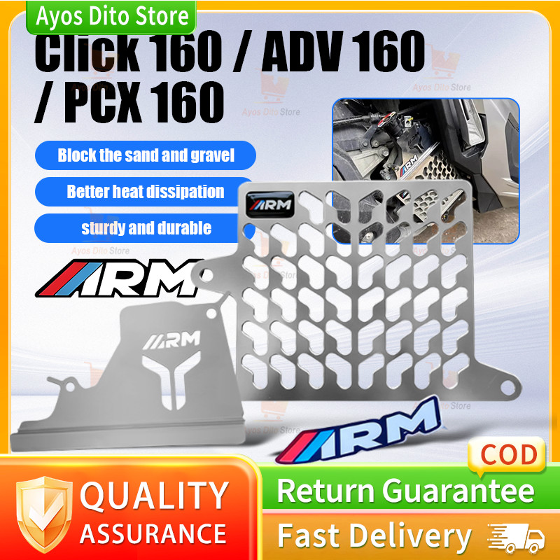 ARM ALUMINUM Radiator Cover For Honda Vario 125 150 / Click 125 150 160 ...