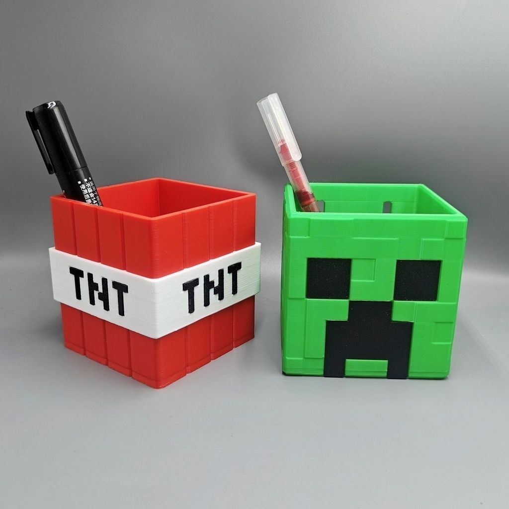 2025 New Products Minecraft Pen Holder Creeper Pen Holder Game ...