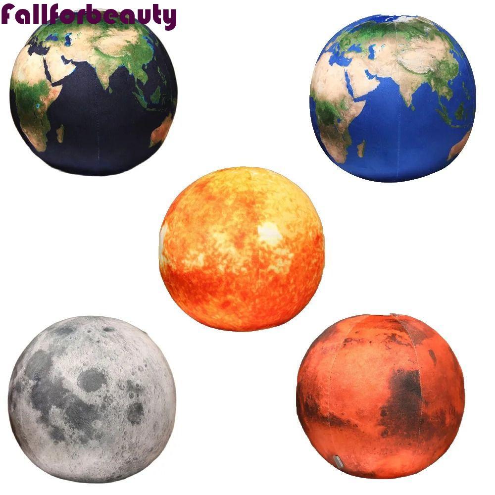 FALLFORBEAUTY Simulation Moon Plush Toy, Simulation Moon Plush Toy ...