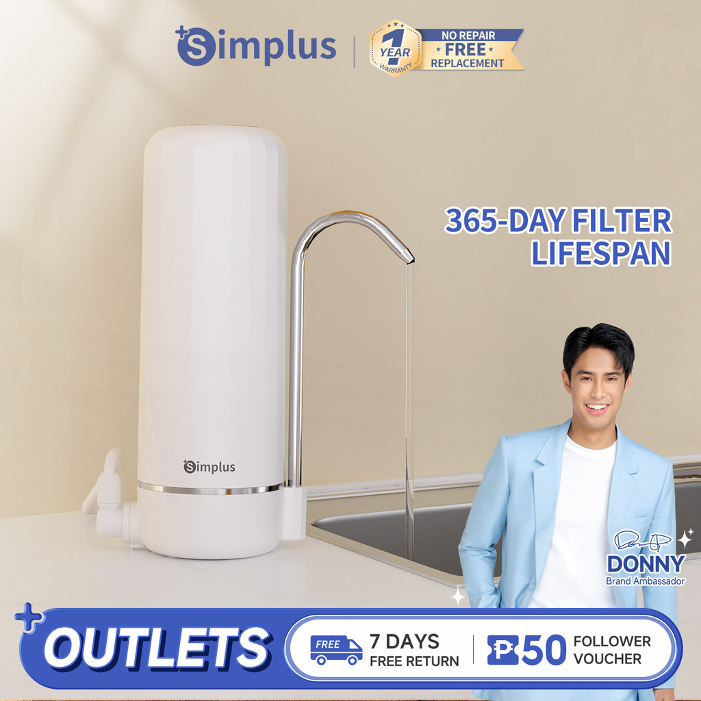 Simplus Ultrafiltration Water Purifier 3-Stage Water Filtration ...