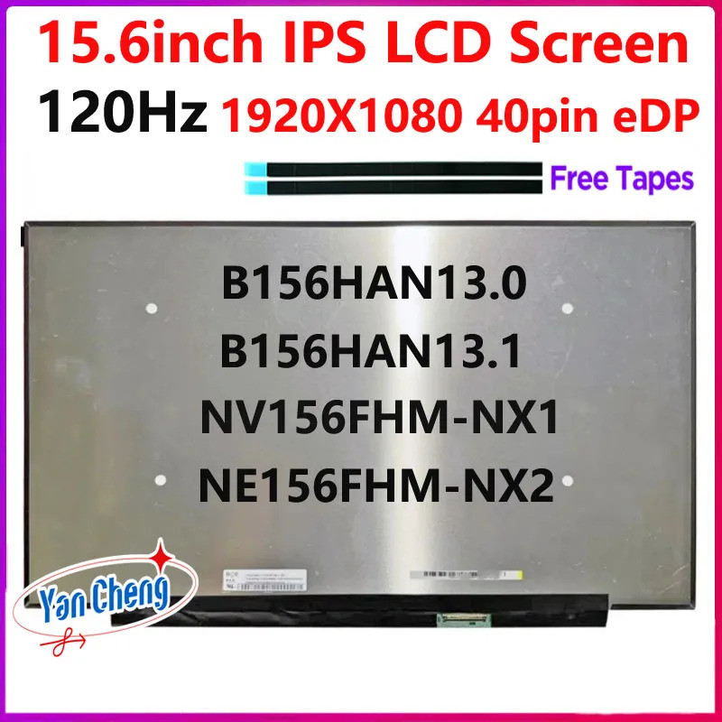 15.6 120hz Laptop Lcd Screen B156han13.1 B156han13.0 Fit Ne156fhm-nx2 ...