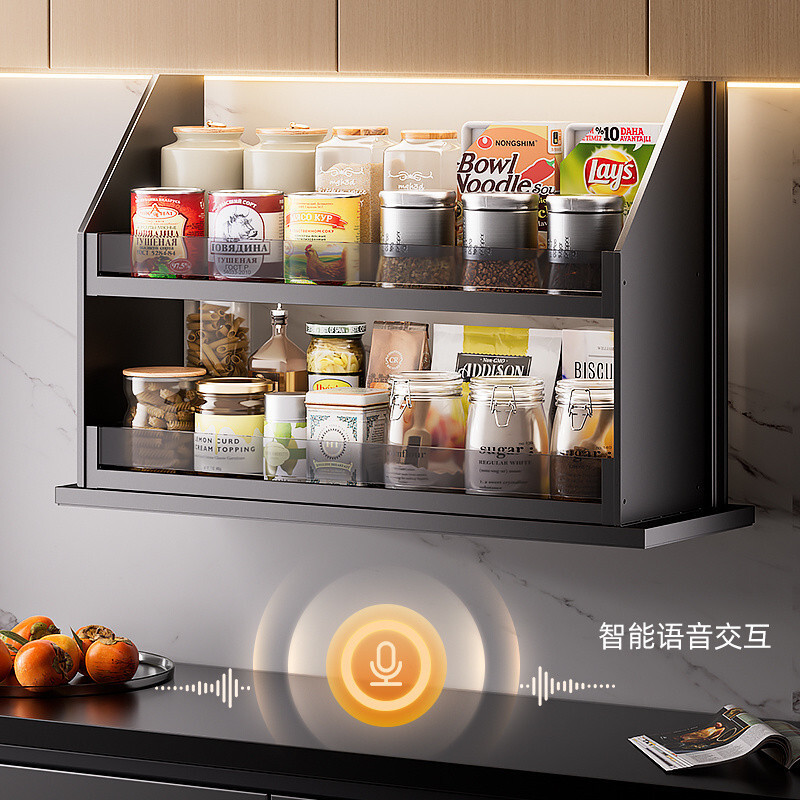 Dream Corner Kitchen Hanging Cabinet Lifting Basket Electric Lifting ...