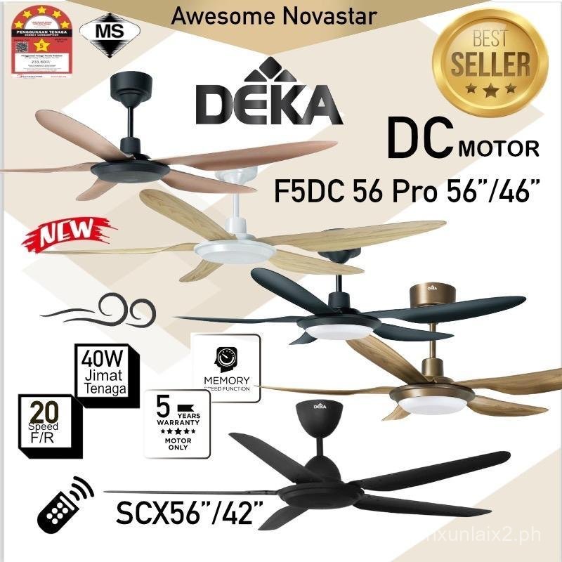 DEKA KRONOS F5DC 46”/56” LED SCX 56"/ 42” DC motor Remote control 5 ...