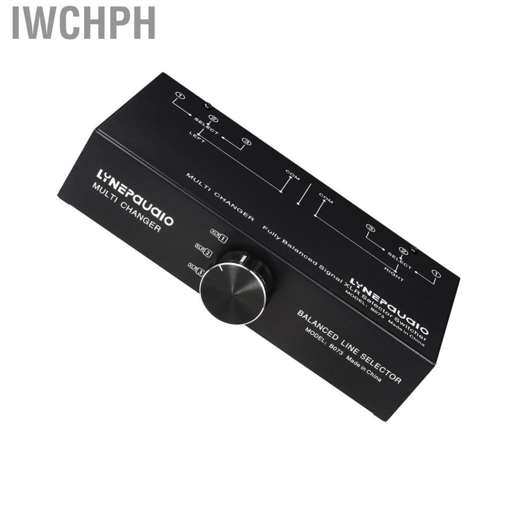 iwchph 1 Input 3 Output Fully Balanced Signal Selector 3-Channel Line ...