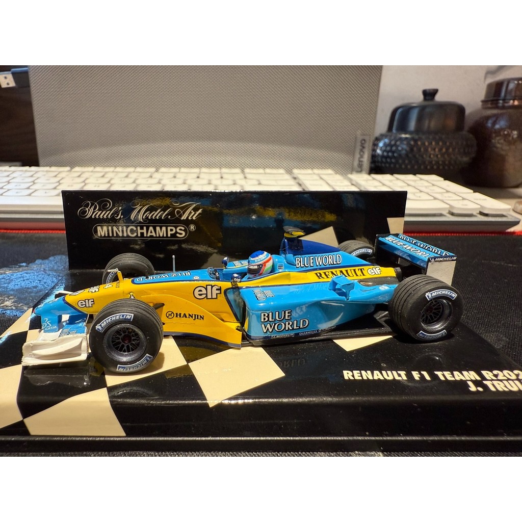 Mini Cut 1/43 F1 Renault Fleet Renault R202 Truly. [Model Description ...