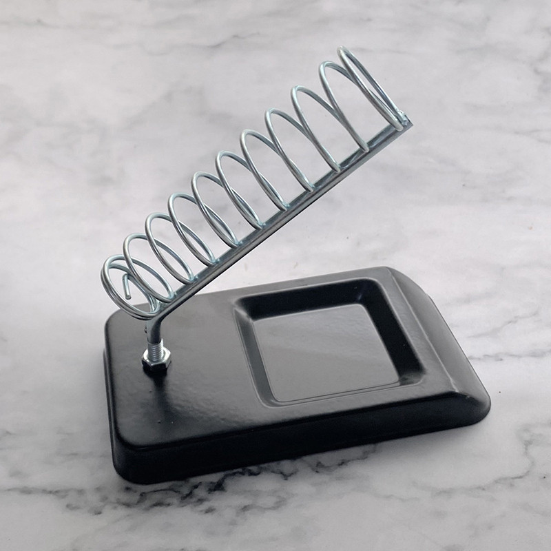 # Light # Soldering Iron Metal Rectangle Stand Holder Base Solder ...