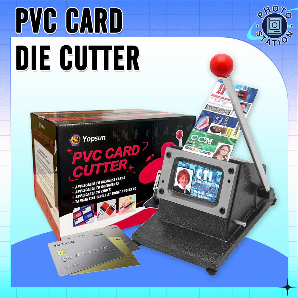 Yopsun PVC Card Die Cutter 86*54mm ( ID size ) Sharp ID Cutter Heavy ...