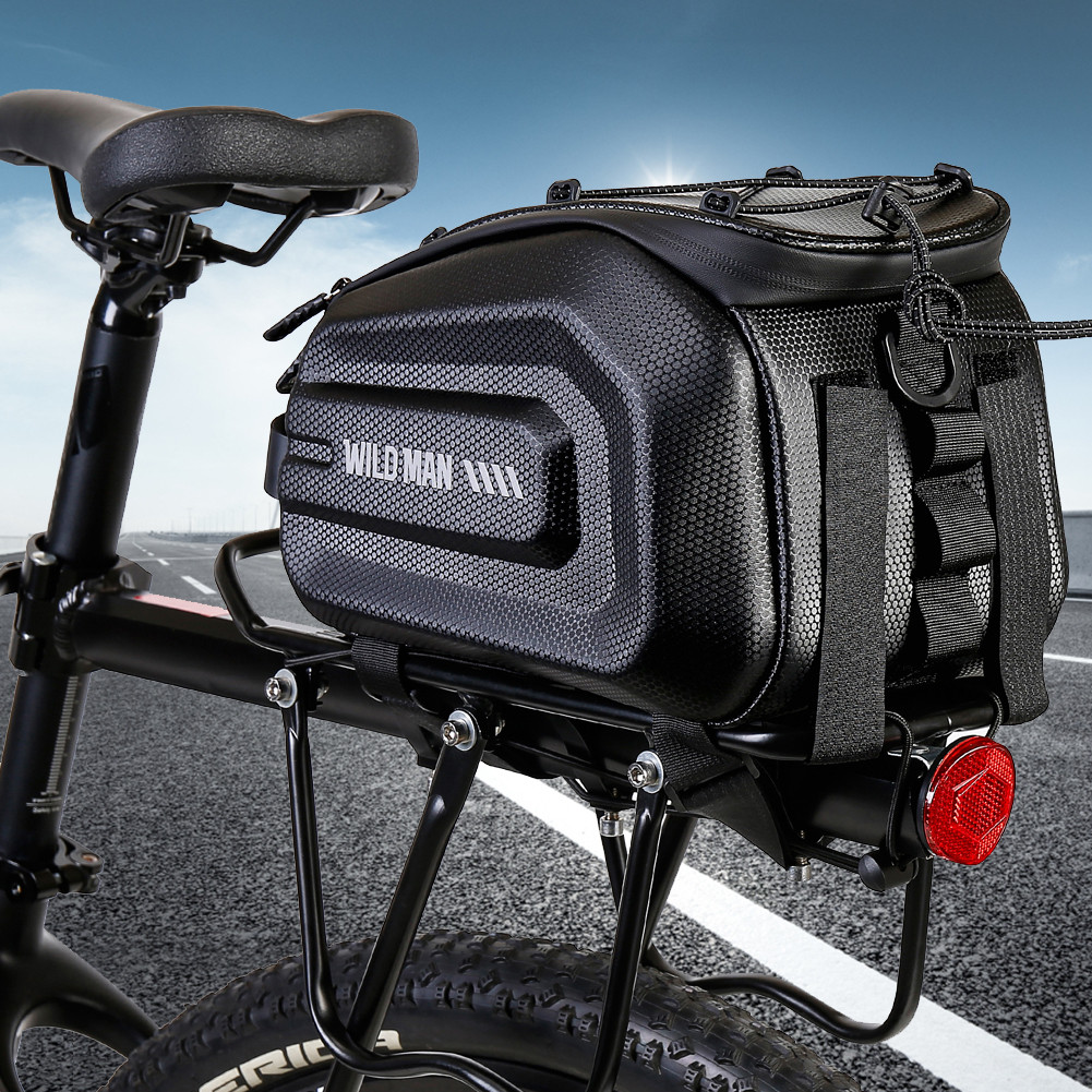 **4L WILD MAN Portable Bicycle Pannier Multifunction EVA Hard Shell ...