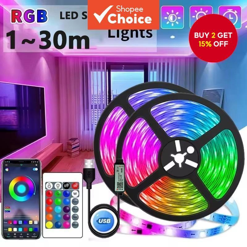 LED Strip Lights - 5V USB Bluetooth APP Control with Color Changing and ...