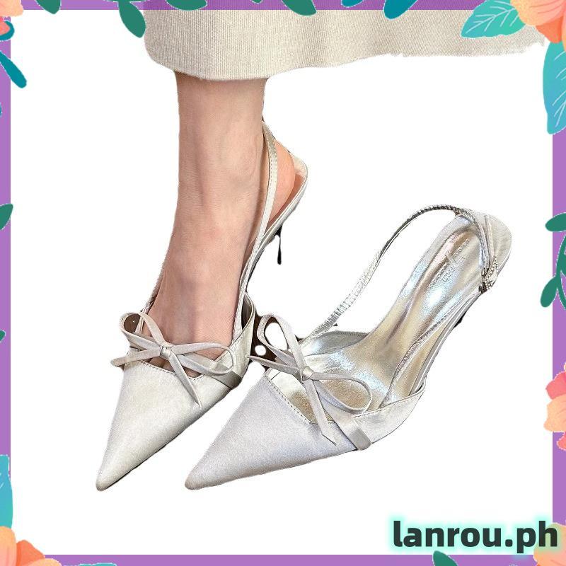 Pointed Stiletto Heel High Heels Women's Strap | Shopee Philippines