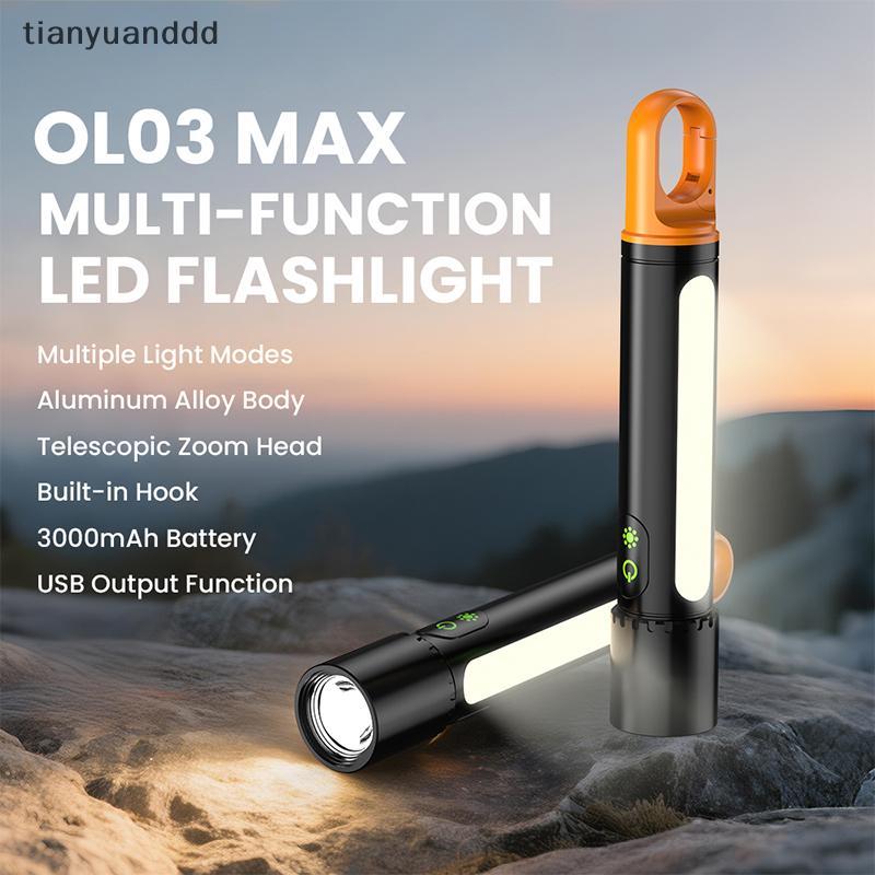 tianyuanddd Outdoor Powerful Portable Zoomable White LED Flashlights ...