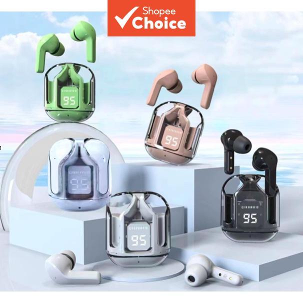 TWS S8 Earbuds 5 Colors Transparent Body Bluetooth Wireless Headphones ...