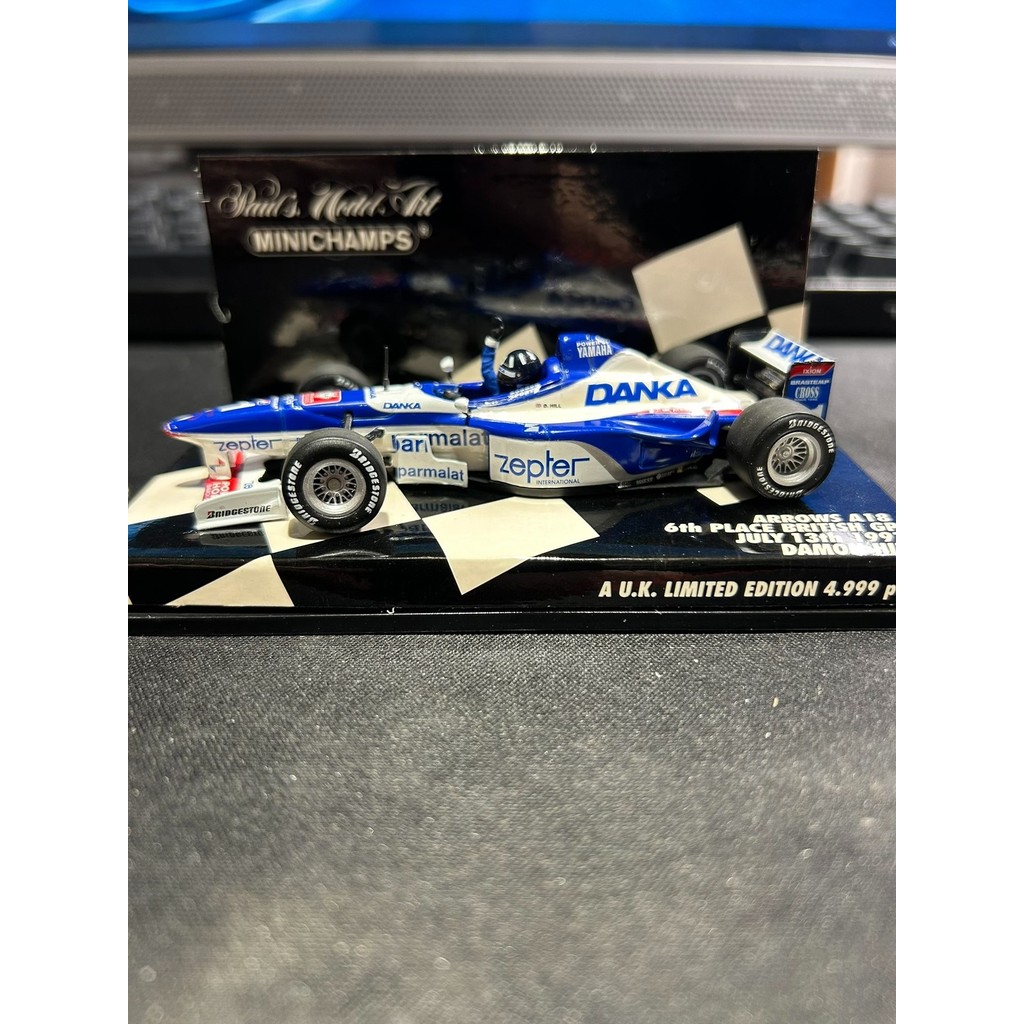 Mini Cut 1/43 F1 Arrows Fleet Arrows A18 Damon Hill 1997 Sai Season UK ...