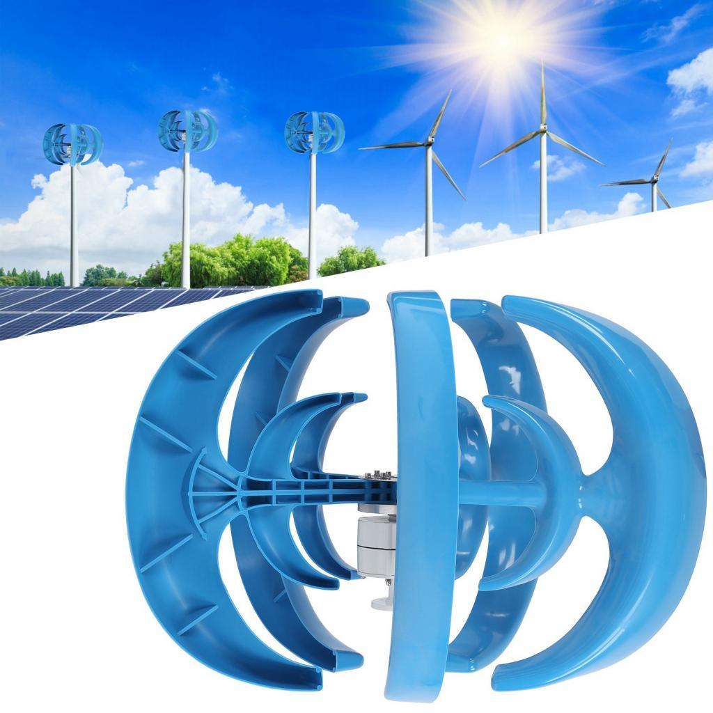 loloshop1 Vertical Axis Wind Turbine Off-Grid Charging Kit 5-Blade ...