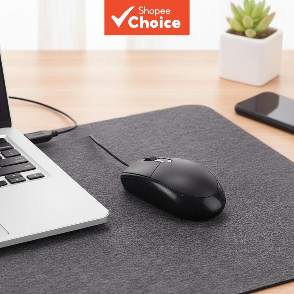 Wired USB Silent Optical Mouse, Ergonomic for Laptop, Gaming, Office ...
