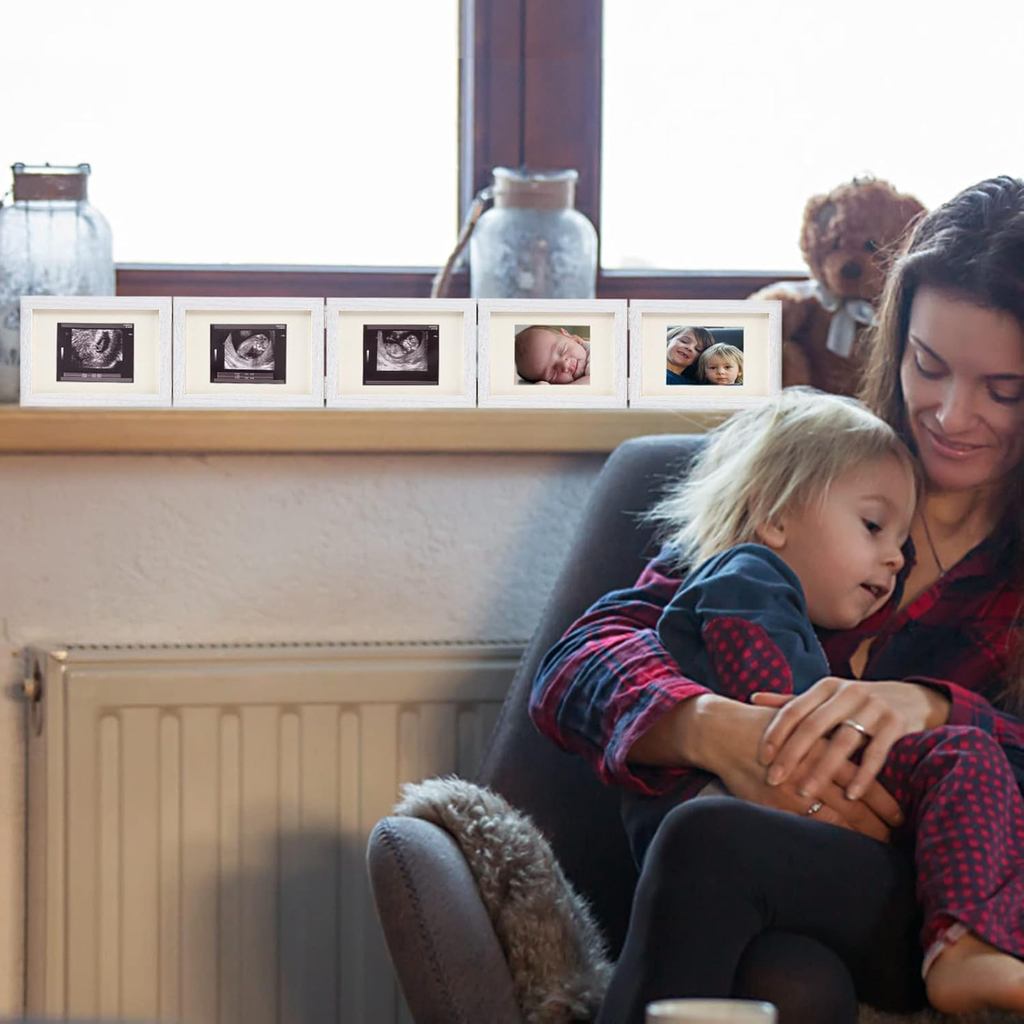 5 Folding Sonogram Picture Frame for Expecting Parents- 4.7" × 6.8 ...