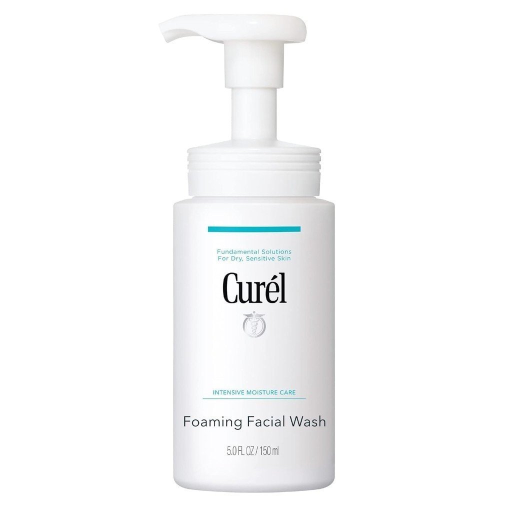 Curel Japanese Skin Care Foaming Daily Face Wash for Sensitive Skin ...