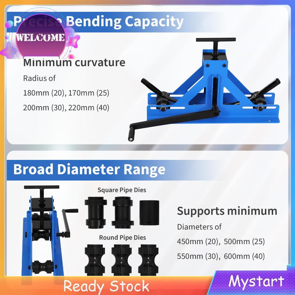 TR-40 Tube Pipe Roller Bender Square Tube Pipe Roller Rolling Bender ...