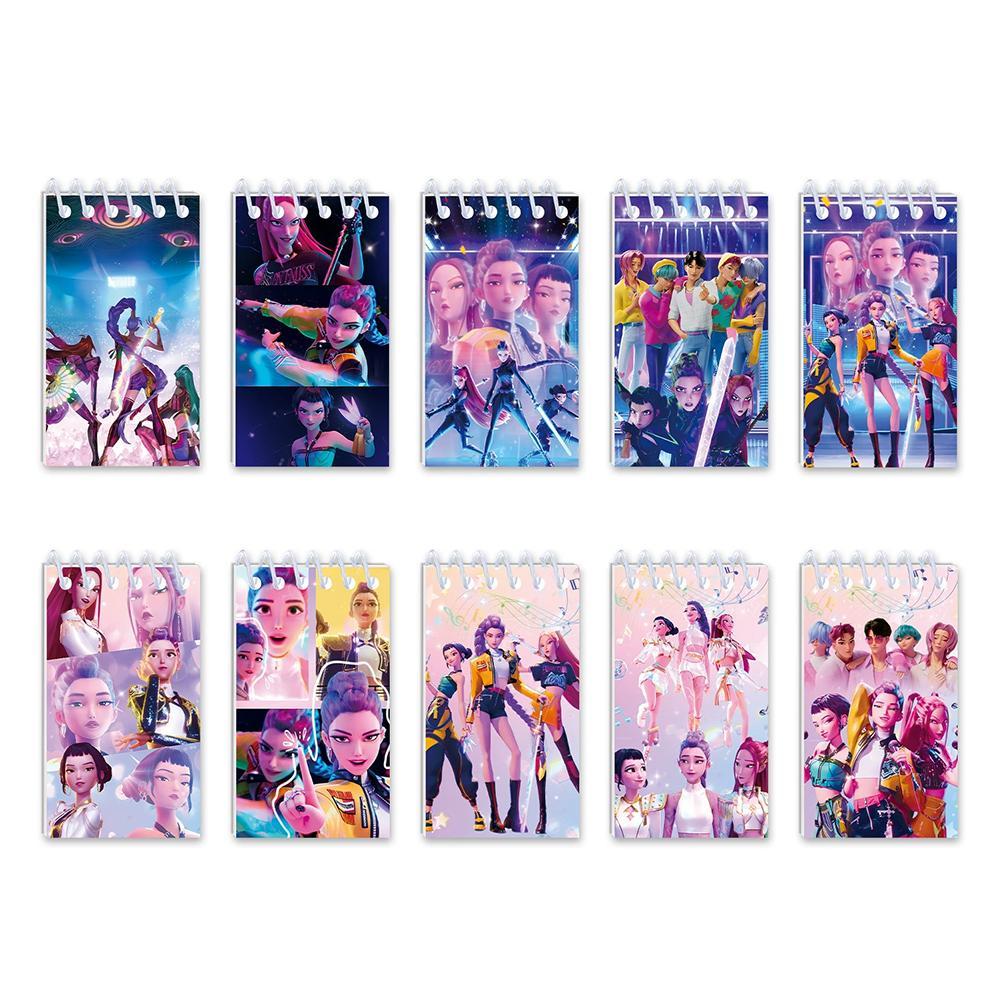 Huntrix K-pop Demon Hunters Notepad Saja Boys Notebook Notebook For ...