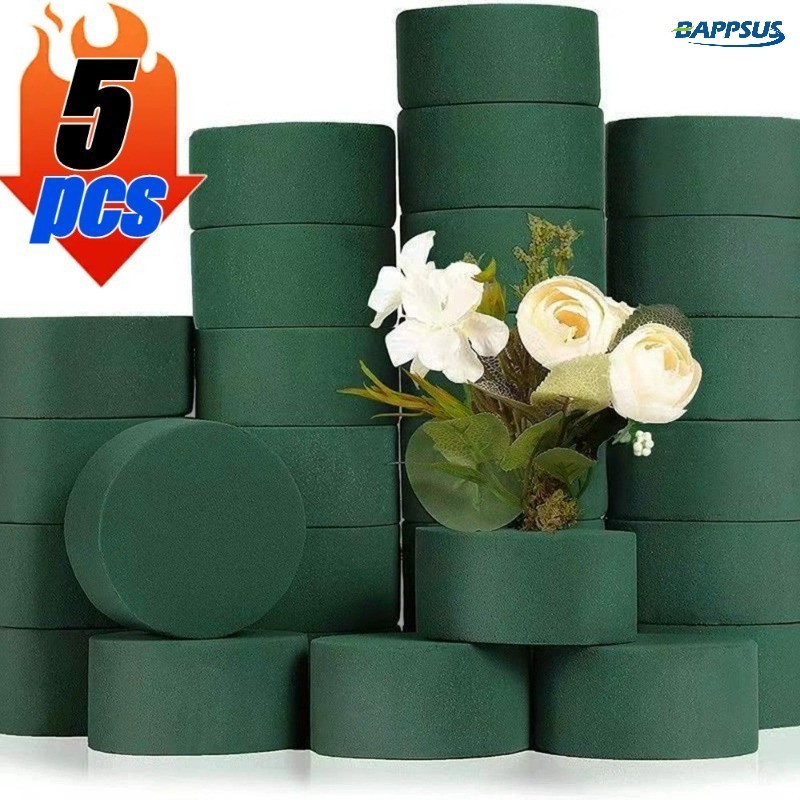 Round Square Fresh Floral Foam Bricks- Flower Arrangement Mud Blocks ...