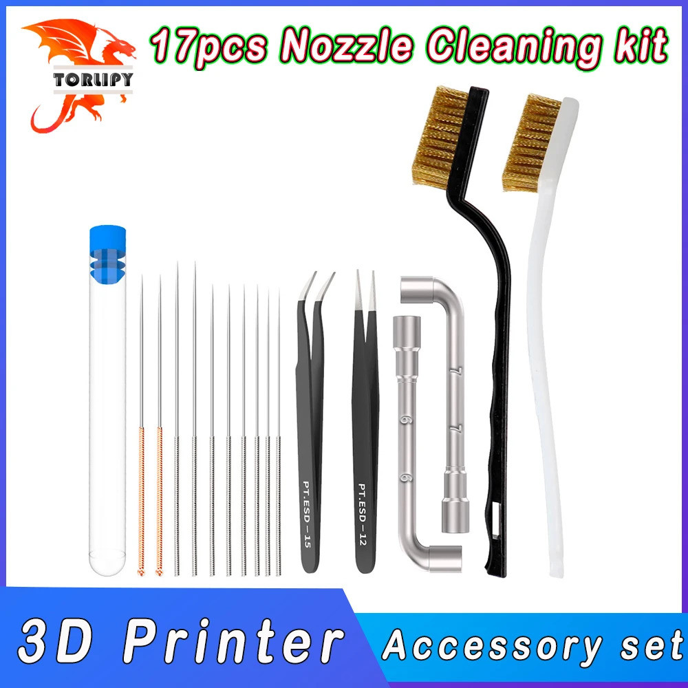 Nozzle Cleaning Kit For 3d Printer Cleaning Parts Kit High Quality ...