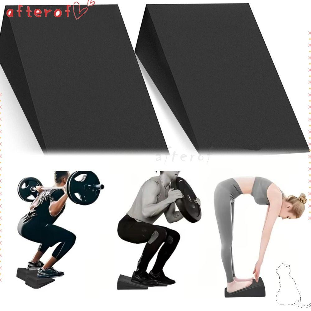 AFTEROF 1 Pair Yoga Squat Wedge, Adjustable Stability Training Calf ...
