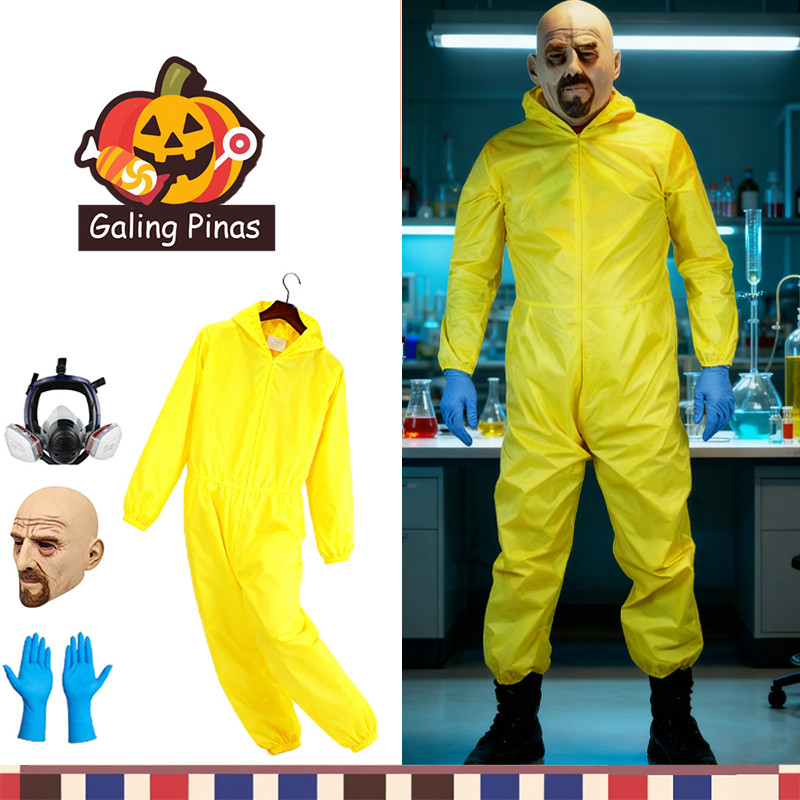 Breaking Bad Cosplay Costume for Adult Men Halloween Party Yellow ...
