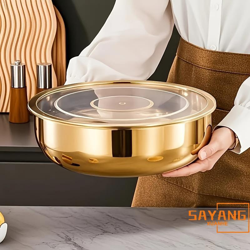 Stainless Steel Mixing Bowl - Large Capacity for Soup and Mixing ...