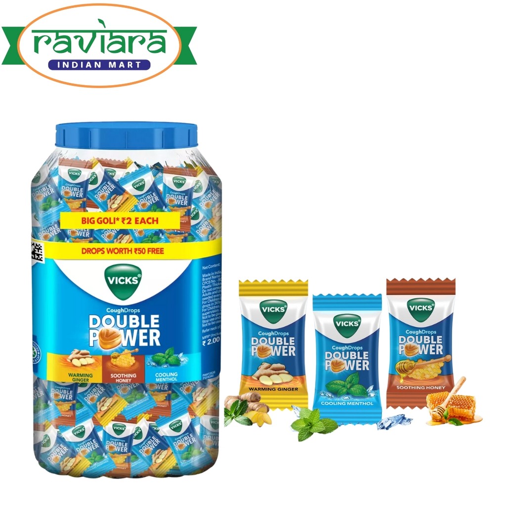 Vicks Double Power Cough Candy 15pcs per pack RELIEF FROM THROAT ...