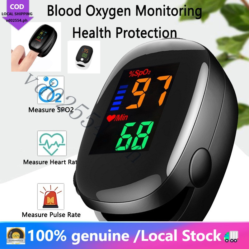 COD Finger Pulse Oximeter LED Blood Oxygen Saturation Heart Rate ...