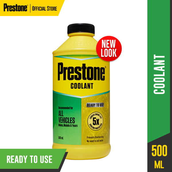PRESTONE RTU Radiator Coolant 500mL for Car & Motorcycle – 5X Cooling ...