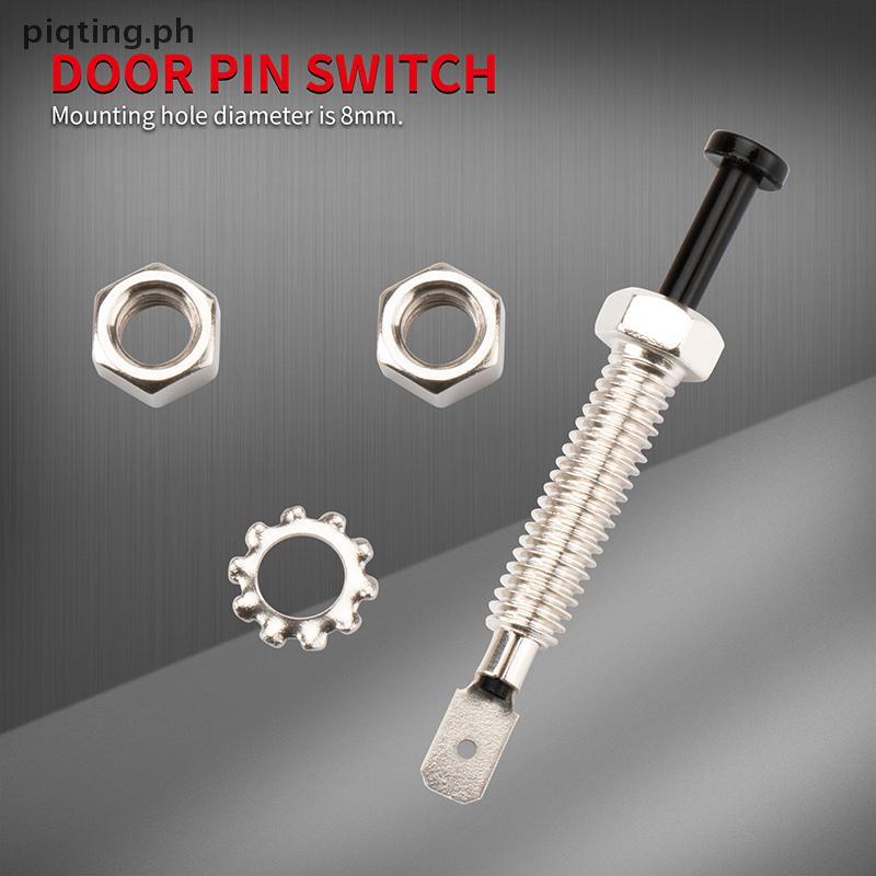PP 2pcs Hood Door Pin Switch Adjustable Alarm Light Hood Screw ...