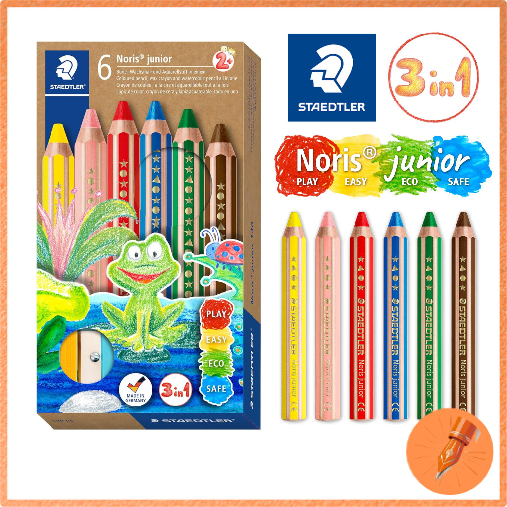 STAEDTLER Noris Junior Colored Pencil Collection | Shopee Philippines