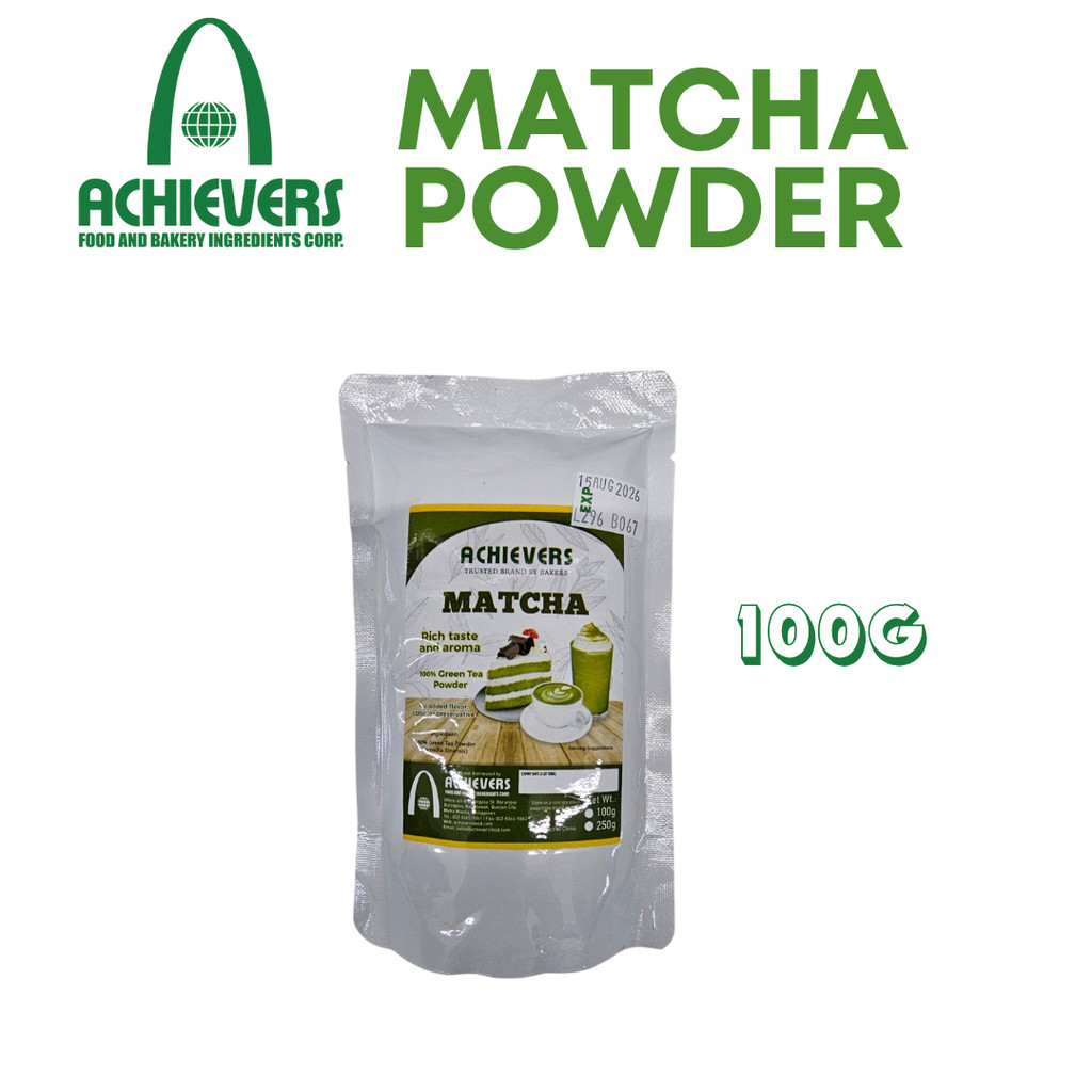 Achievers Matcha Powder 100g / pack | Shopee Philippines