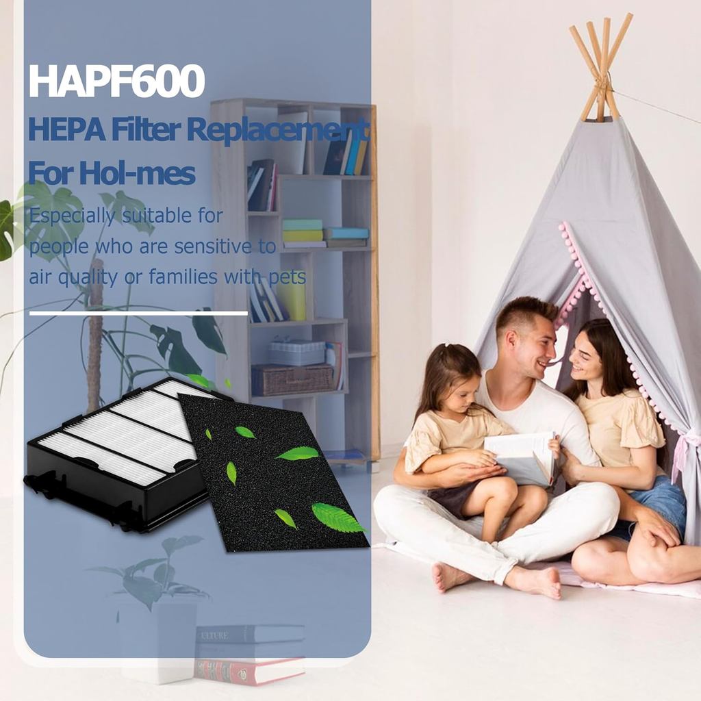 HAPF600 HEPA Filters for Holmes HAP616, HAP633, HAP653, HAP726, HAP756 ...
