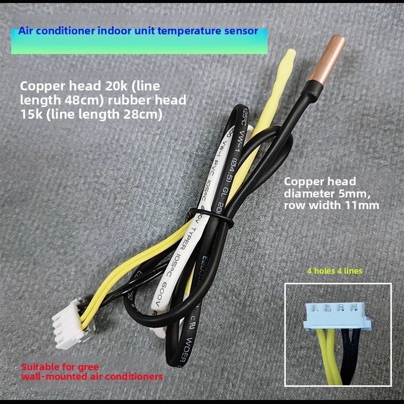 High Accuracy Temperature Sensor for GREE 15K/20K Air Conditioner ...