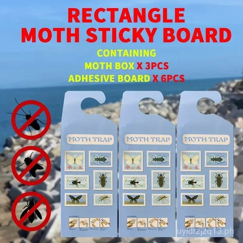 Light Blue Moth Box Hook Moth Trap Sticky Moth Moth Catcher Moth ...