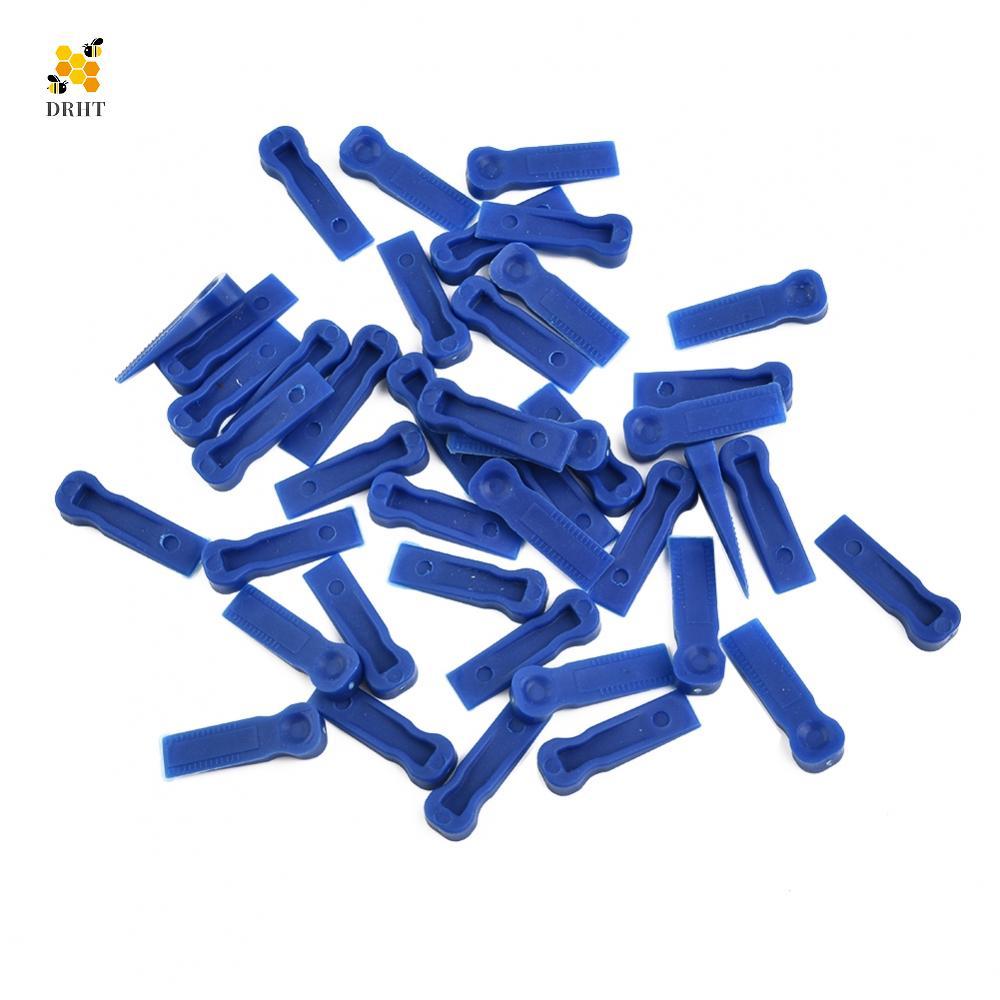 Plastic Tile Spacers 100 Pcs Reusable Clips for Wall and Flooring Tile ...