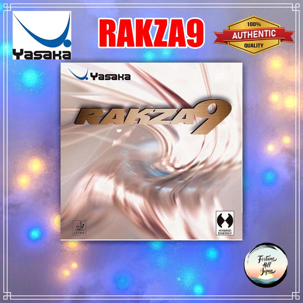 Yasaka Rakza 9 Table Tennis Rubber - Red & Black Options (B-80 and B-90 ...