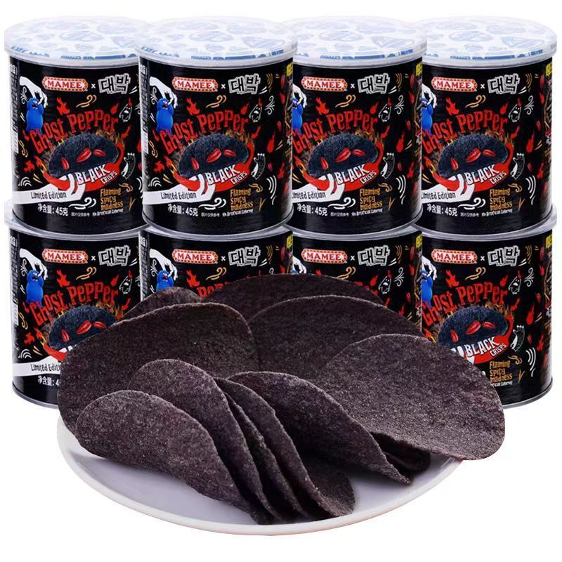 Malaysia Ghost Pepper Potato Chips Ghost Pepper Noodles Spicy Extra ...