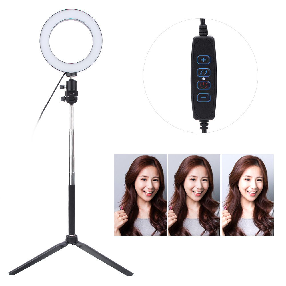 Beauty Ringlight LED Ring Light Dimmable Fill YouTube Vlogging for Live ...