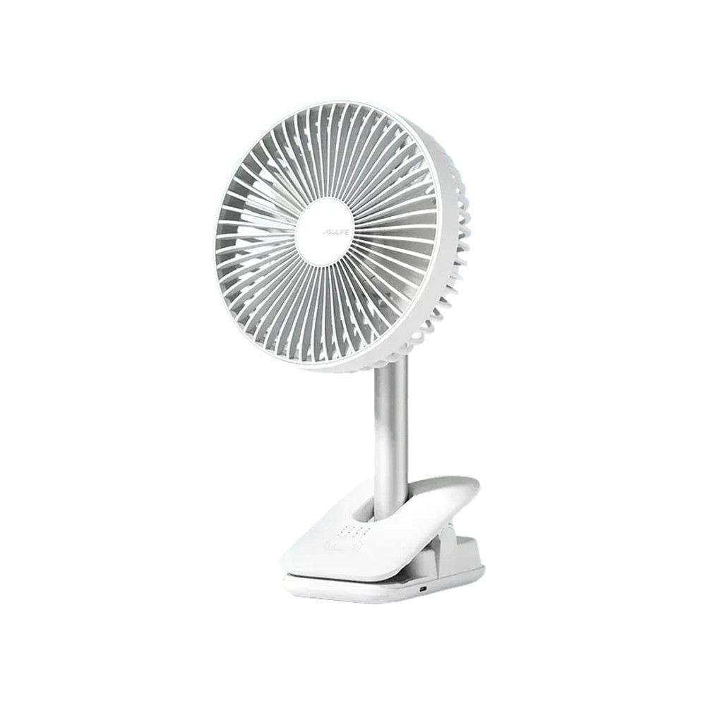 Jisu Clip-On Small Electric Fan Dormitory Bedside Rechargeable Silent ...