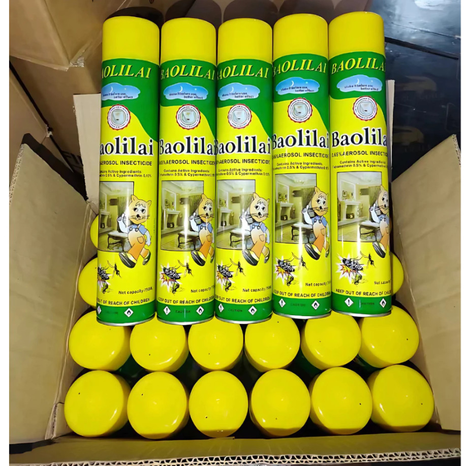 STOCK MORE 750ML 24 PCS BAOLILAI 1BOX INSECT SPRAY MOSQUITO KILLER ...